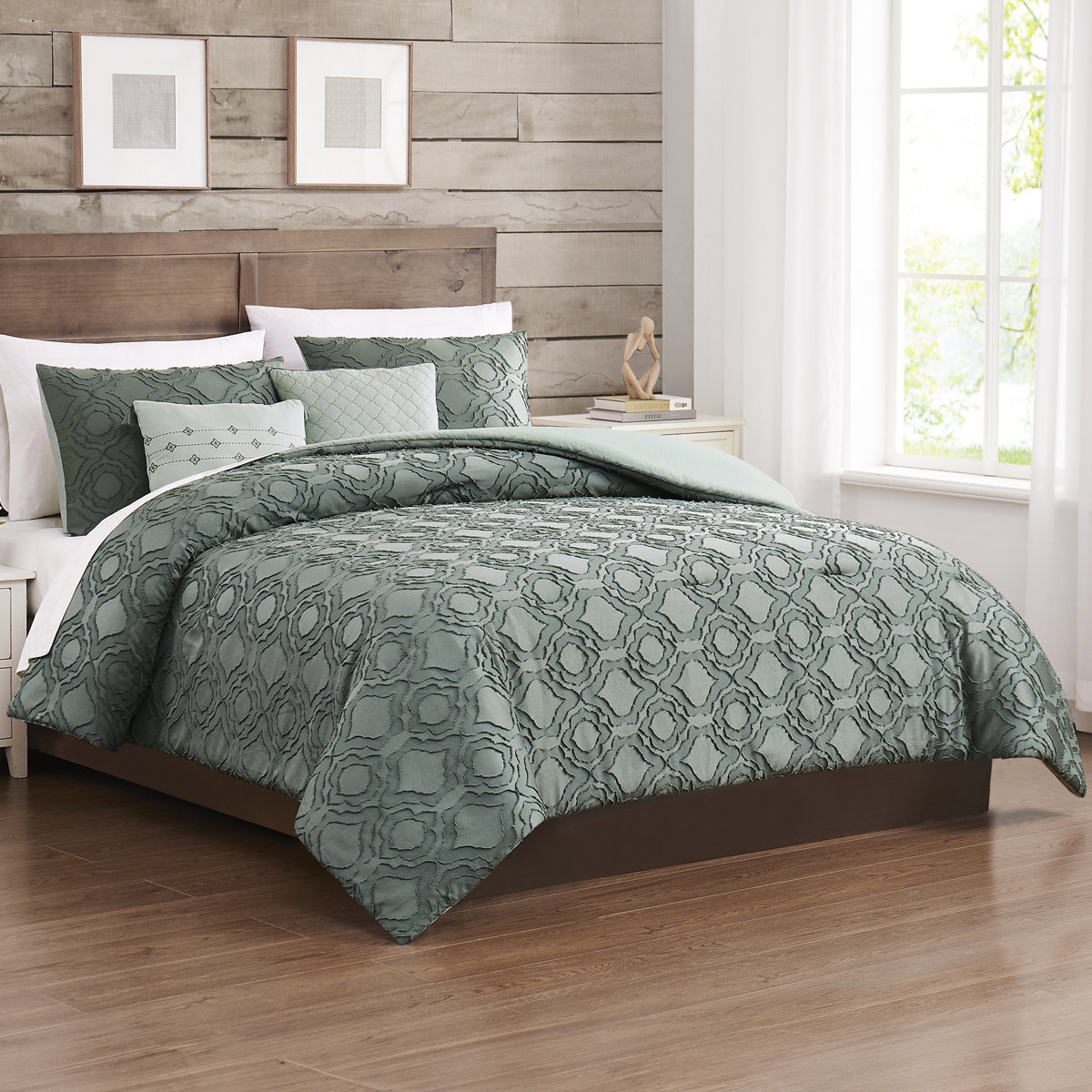 Modern Threads 5-Piece Jacquard Samson Comforter Set & Reviews | Wayfair